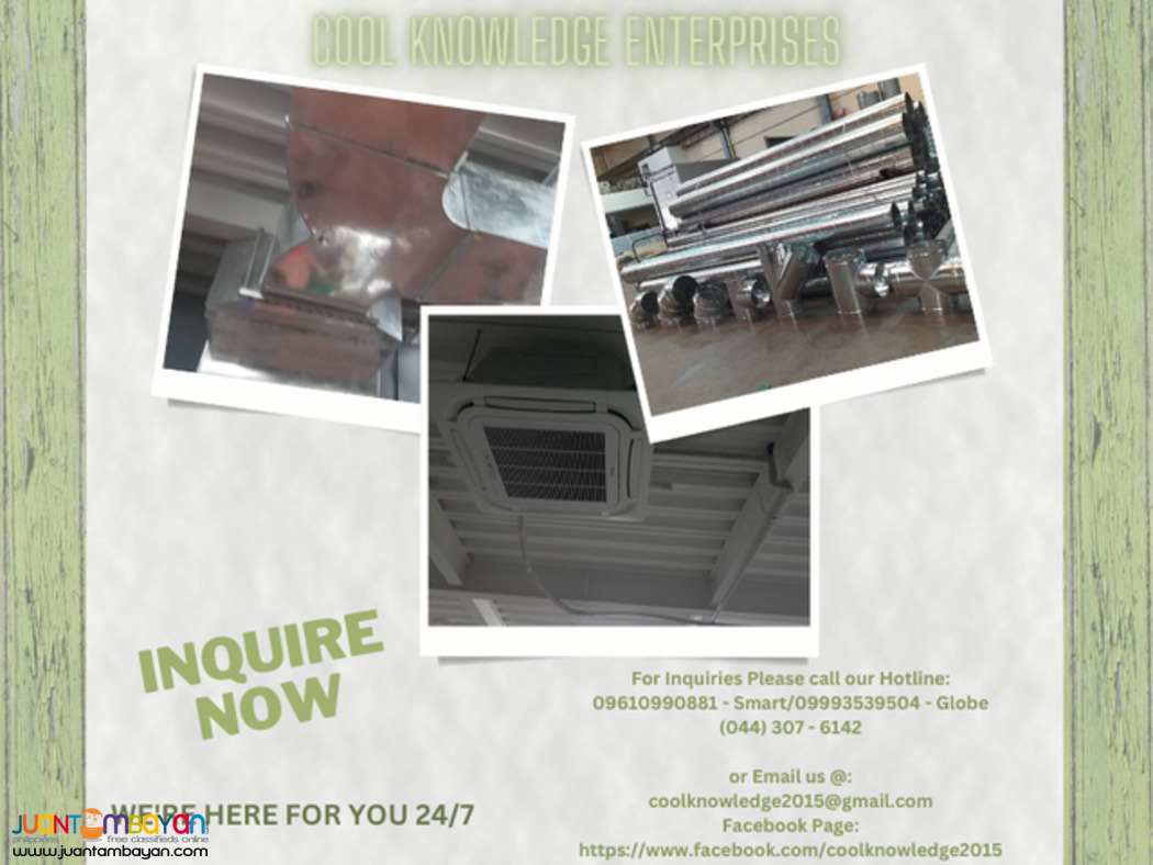 DUCTING WORKS (CHILLED WATER SYSTEM) DUCTING WORKS (CHILLED WATER SYSTEM)