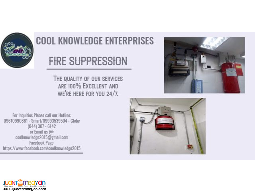 FIRE SUPPRESSION SYSTEM,SUPPLY AND INSTALLATION