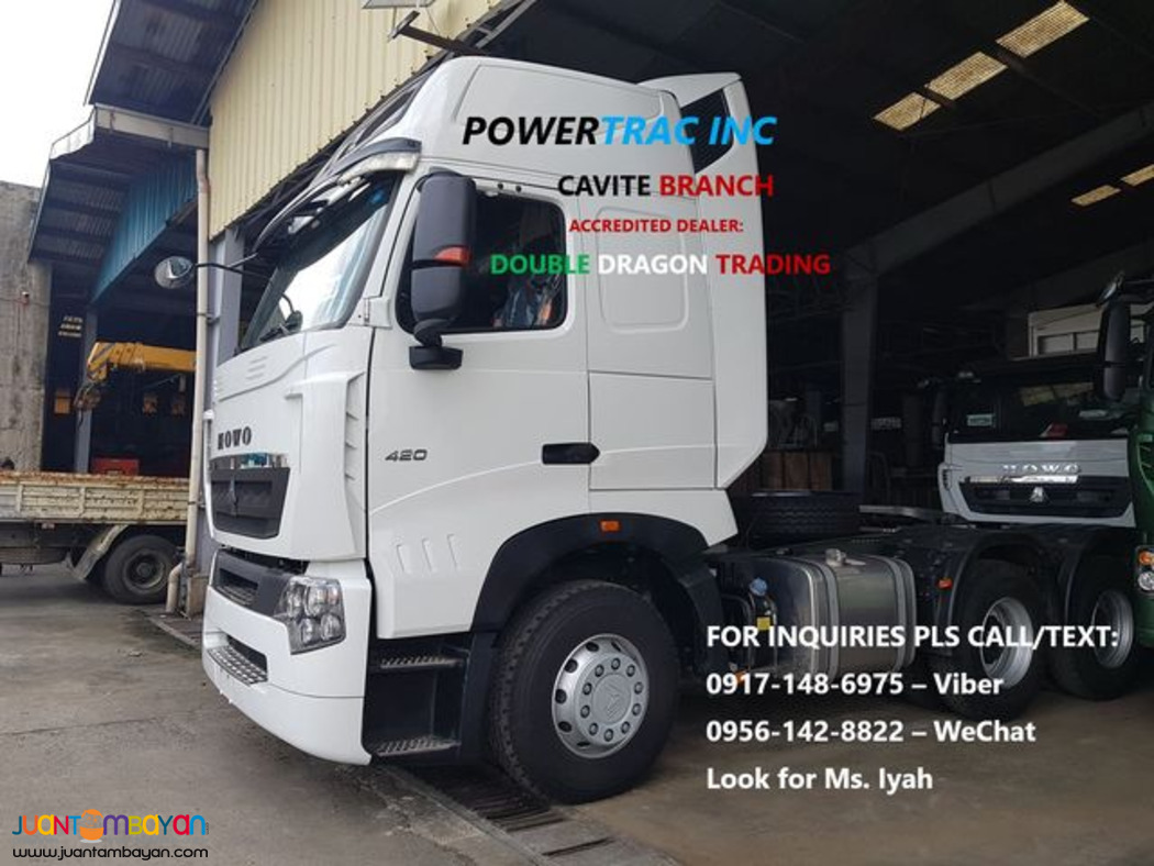 HOWO A7 TRACTOR HEAD 420HP HIGH ROOF EURO 4