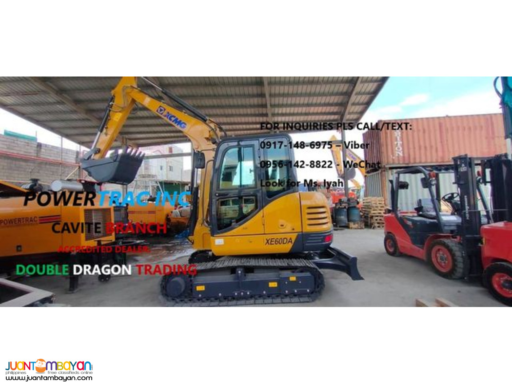 XCMG XE60DA CRAWLER BACKHOE 0.23CBM,WITH DOZER AND BREAKER LINE
