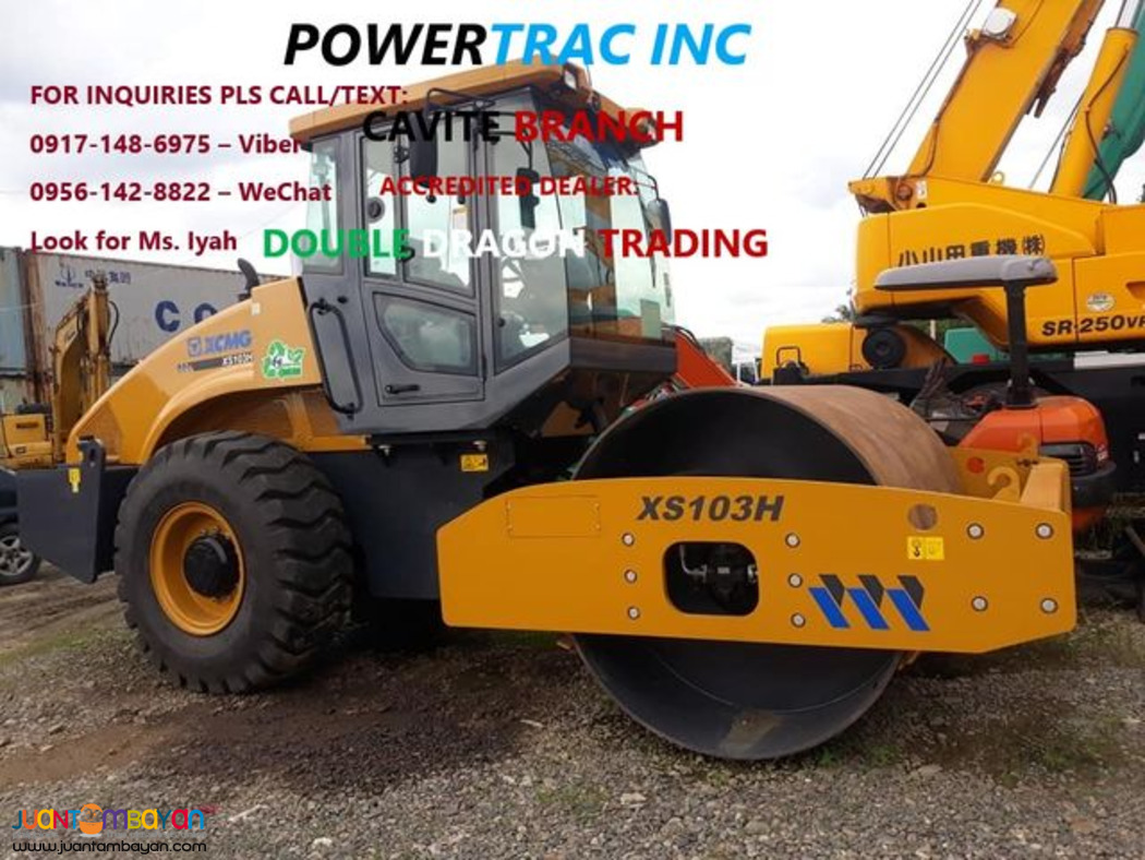 XCMG XS103H VIBRATORY ROLLER 10 TONS SINGLE DRUM