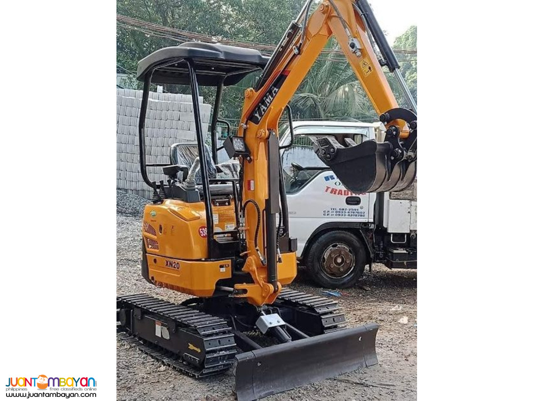 YAMA XN20 MINI BACKHOE 0.045CBM,YANMAR ENGINE