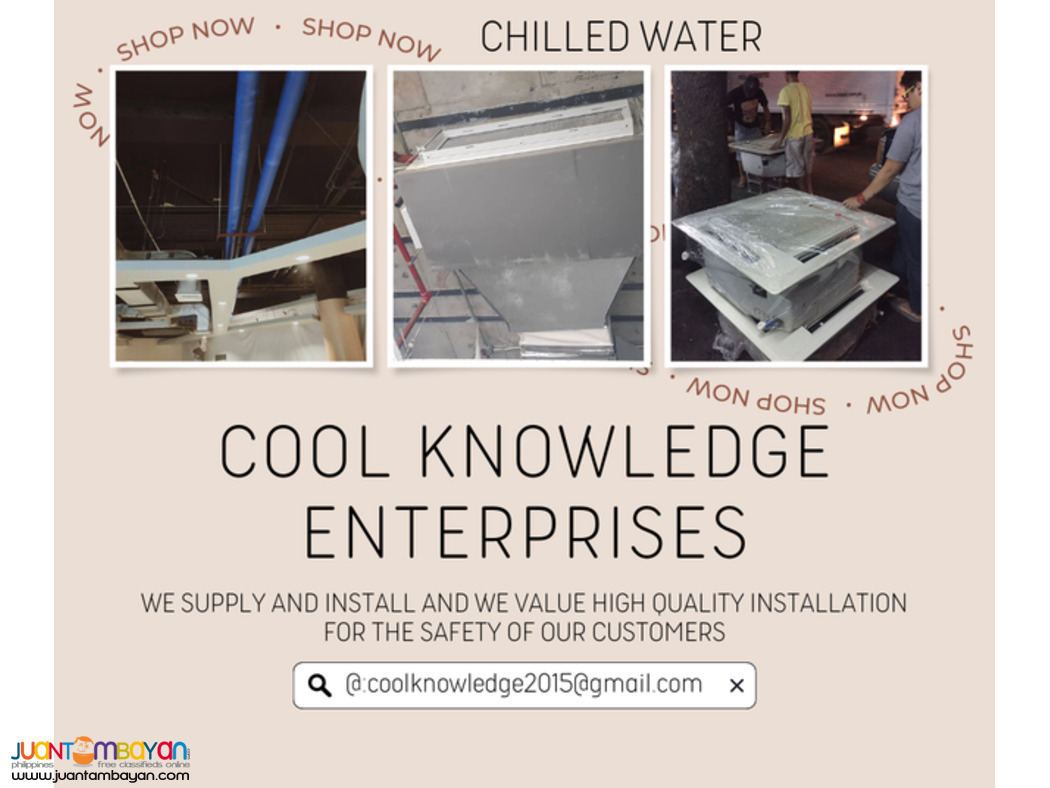 chilled water system bulacan caingin"""