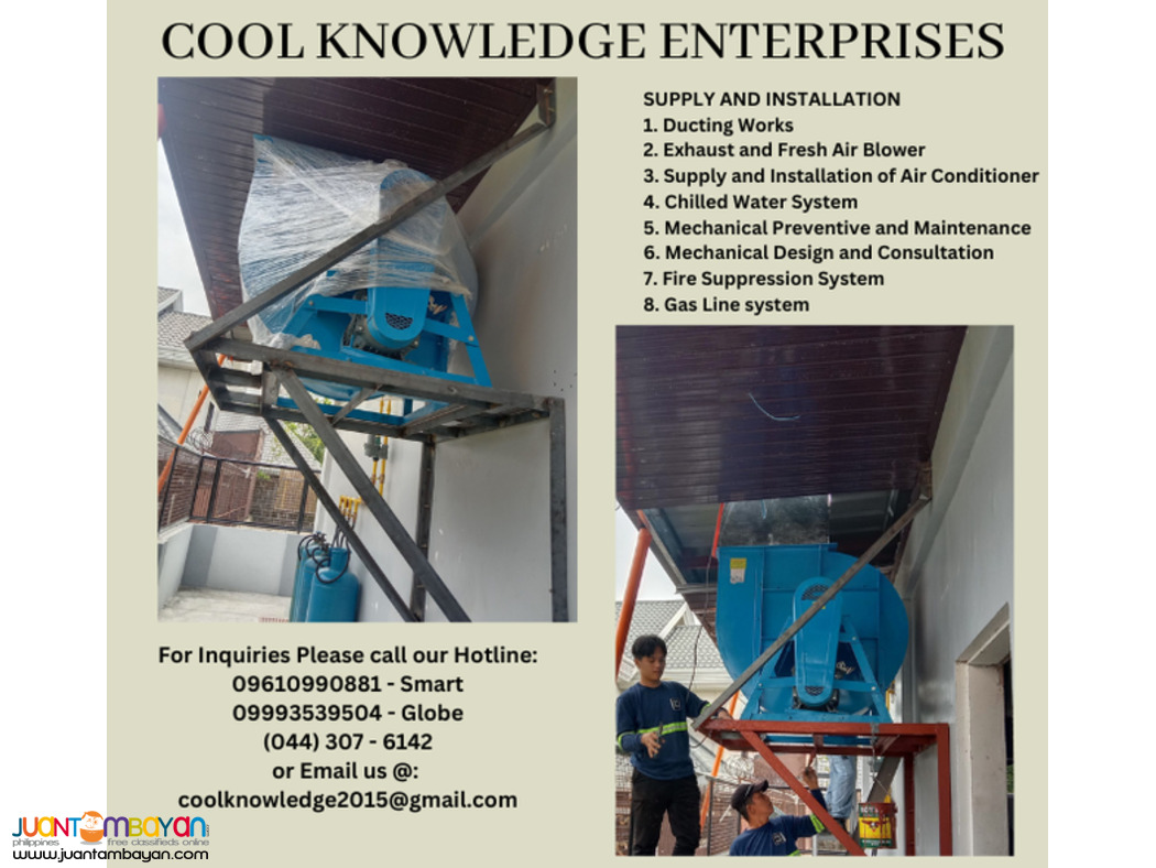 Centrifugal Blower : Installation - Manila