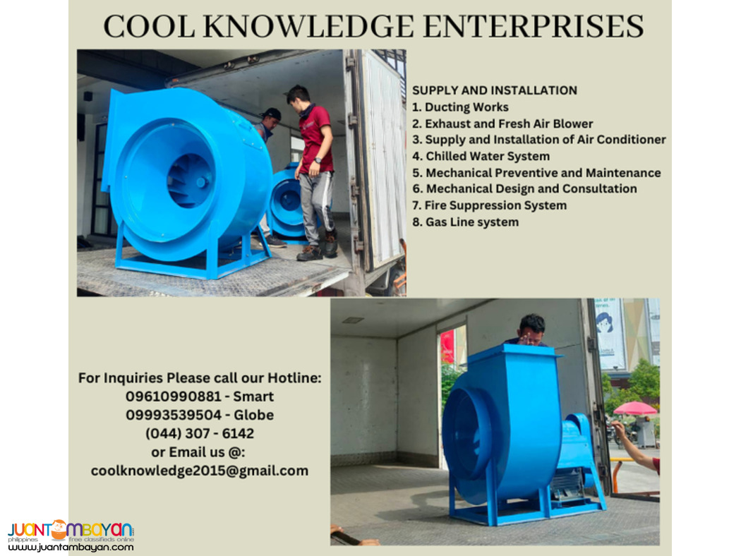 Installation of Centrifugal Blower - [Manila/Bulacan]