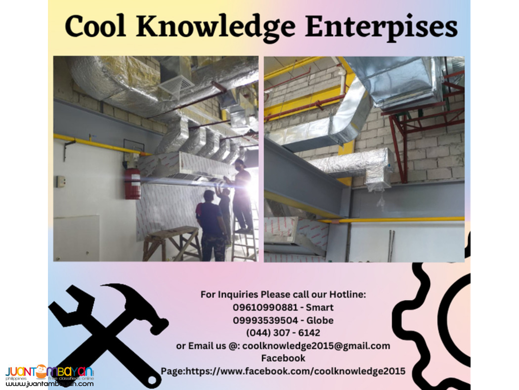 we supply and install ducting system @ meyc bulacan