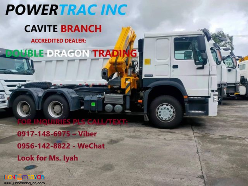 HOWO STANDARD 10W TRACTOR HEAD 371HP WITH 10T BOOM