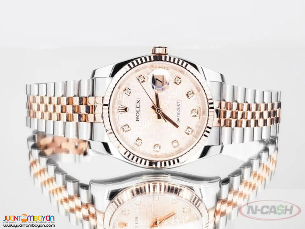 Rolex Datejust 36 Steel Everose Computer Dial