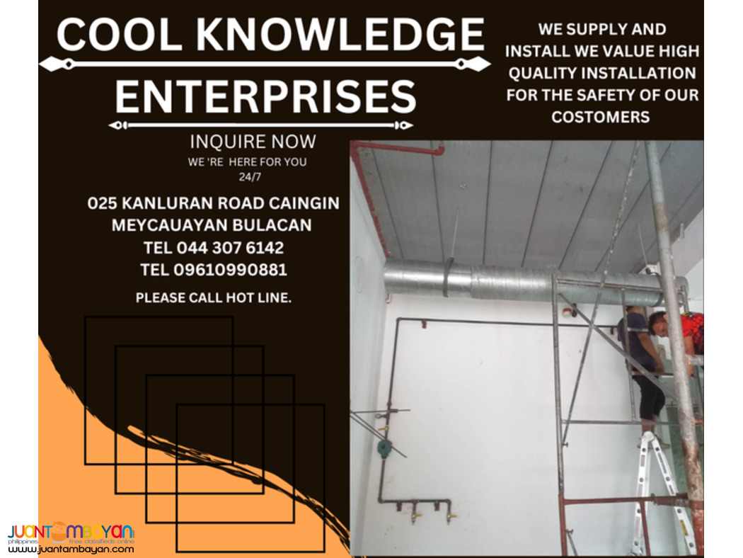 gas line we supply and install