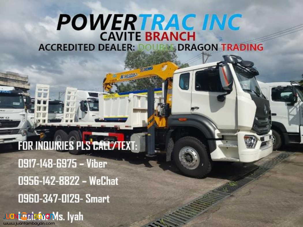 HOWO N7 10-WHEELER SELF-LOADING TRUCK WITH 5 TONS BOOM EURO 4