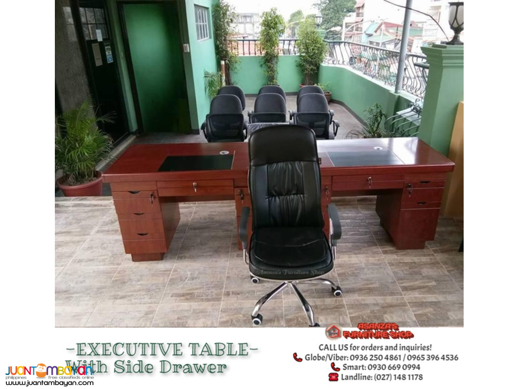 Executive Table With Side Drawer | Direct Factory Price