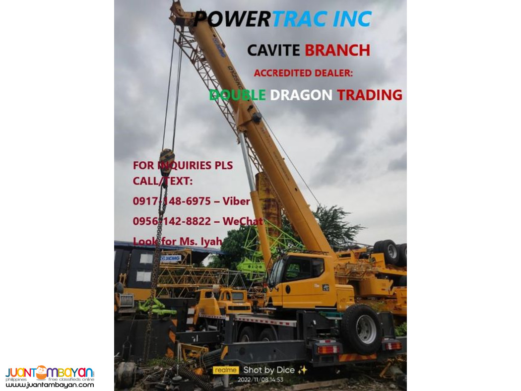 XCMG QY25KC TRUCK MOUNTED CRANE 25 TONS 4 SECTIONS