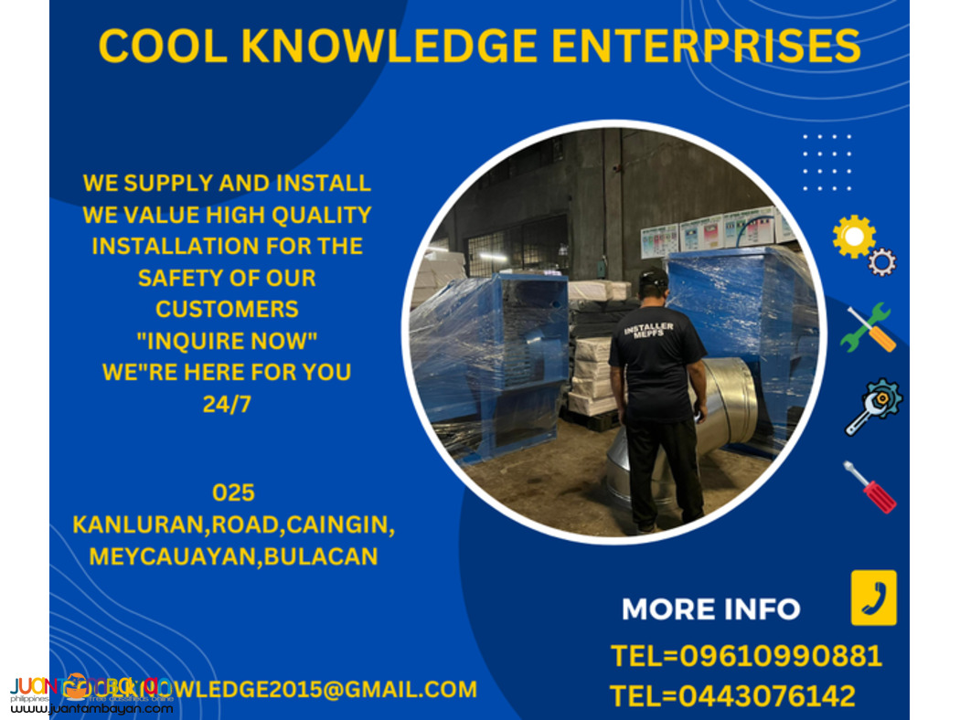 INQUIRE NOW " BLOWER SYSTEM" CAINGIN"