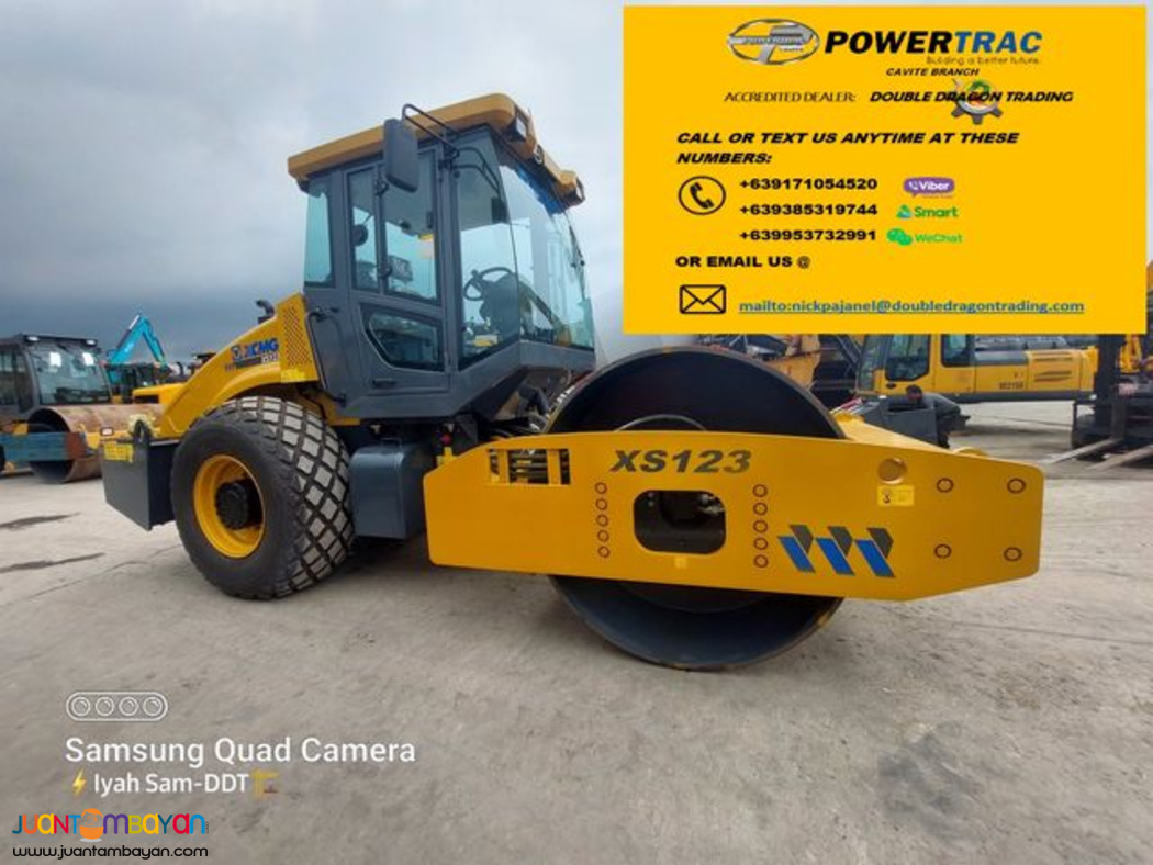 Xcmg XS123 12 tons Road Roller Double Drive