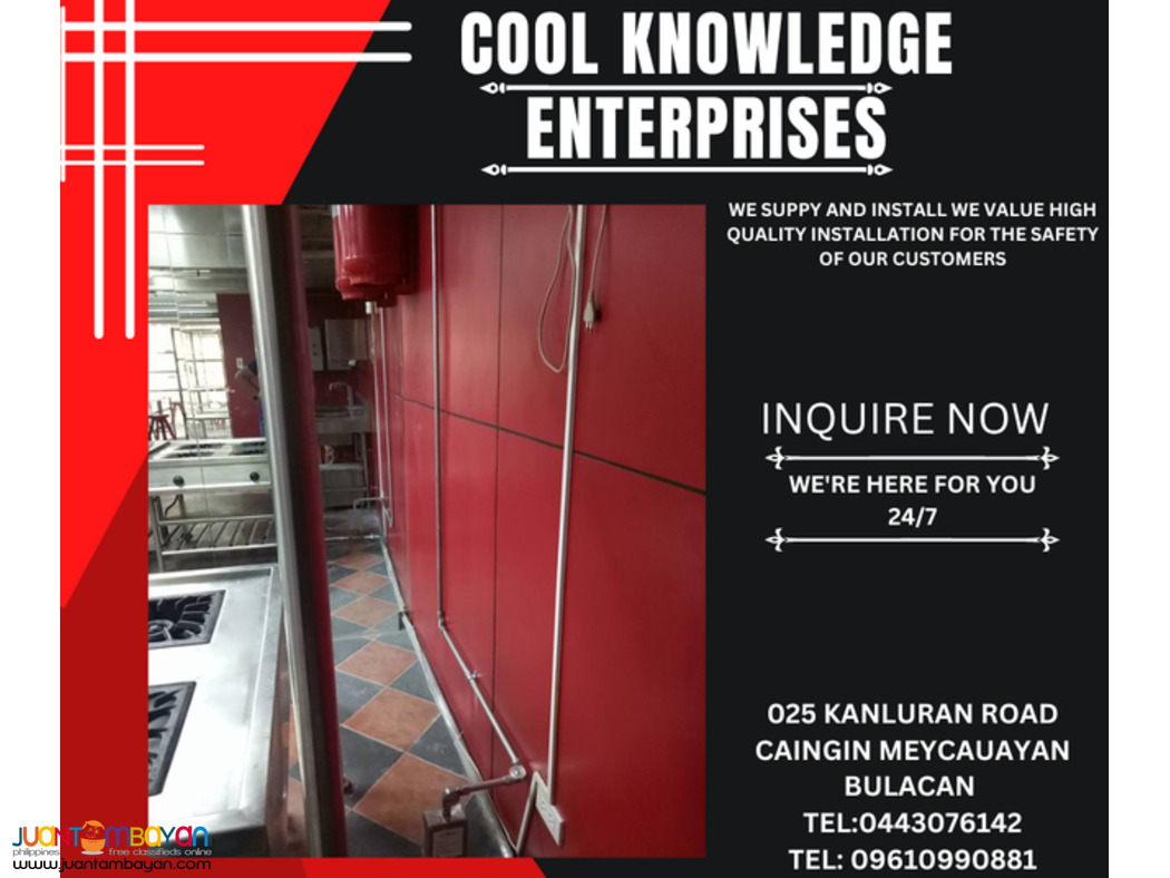 FIRE SUPPRESSION "COOL KNOWLEDGE ENTERPRISES"