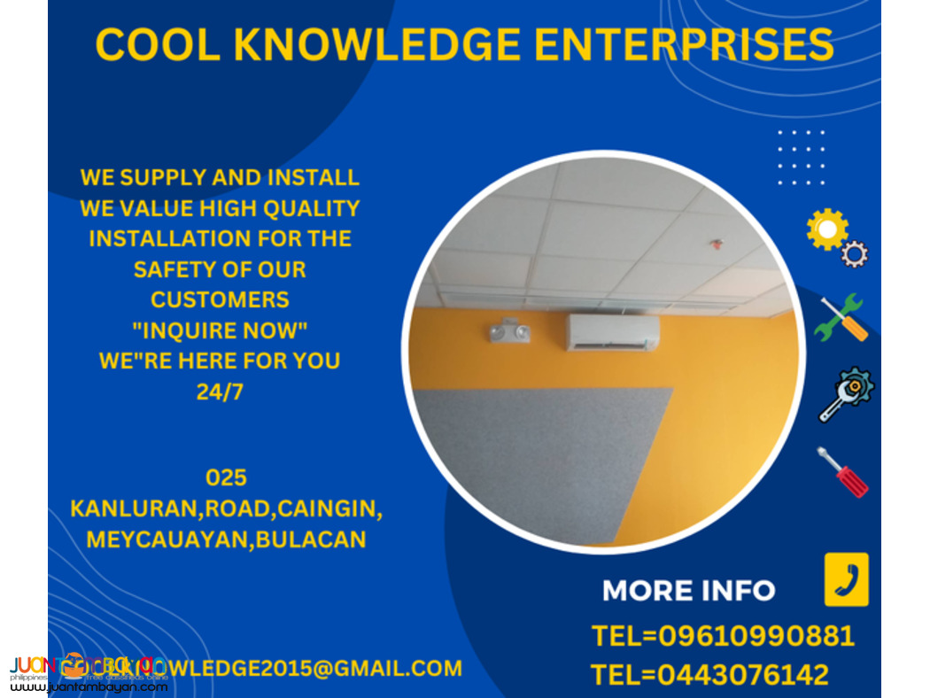COOL KNOWLEDGE ENTERPRISES" AIR CONDITIONING"