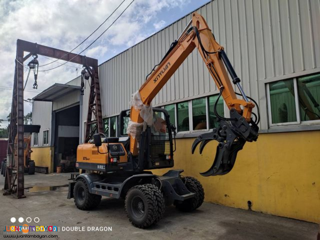YAMA WHEEL BACKHOE 0.25CBM,WITH GRAPPLE ATTACHEMENT