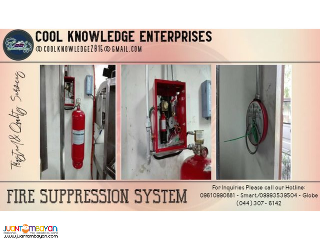 supply of fire suppression system