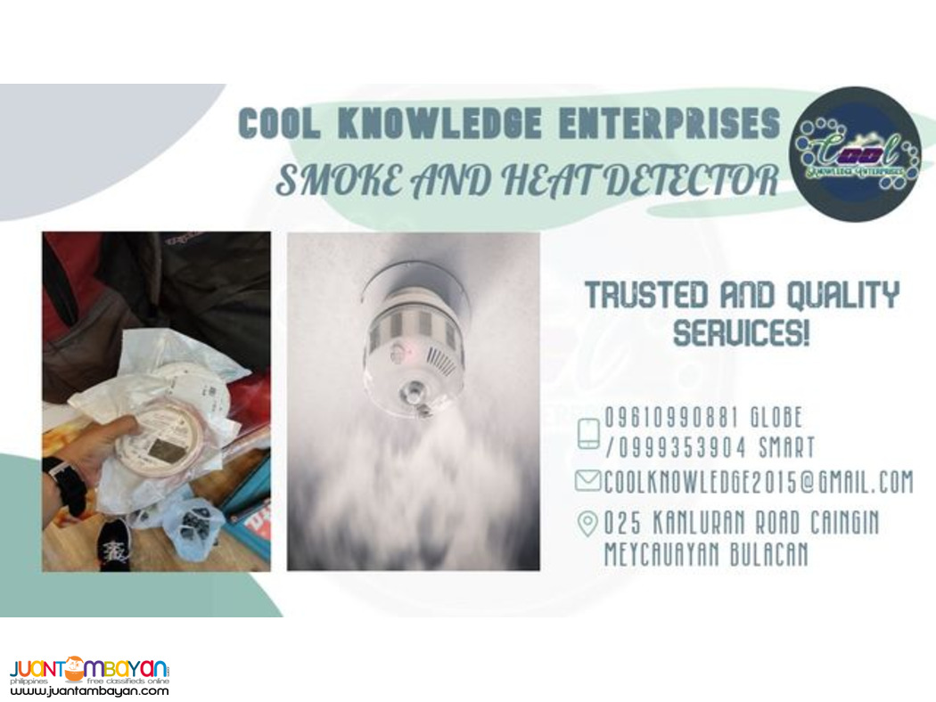 installation - smoke and heat detector