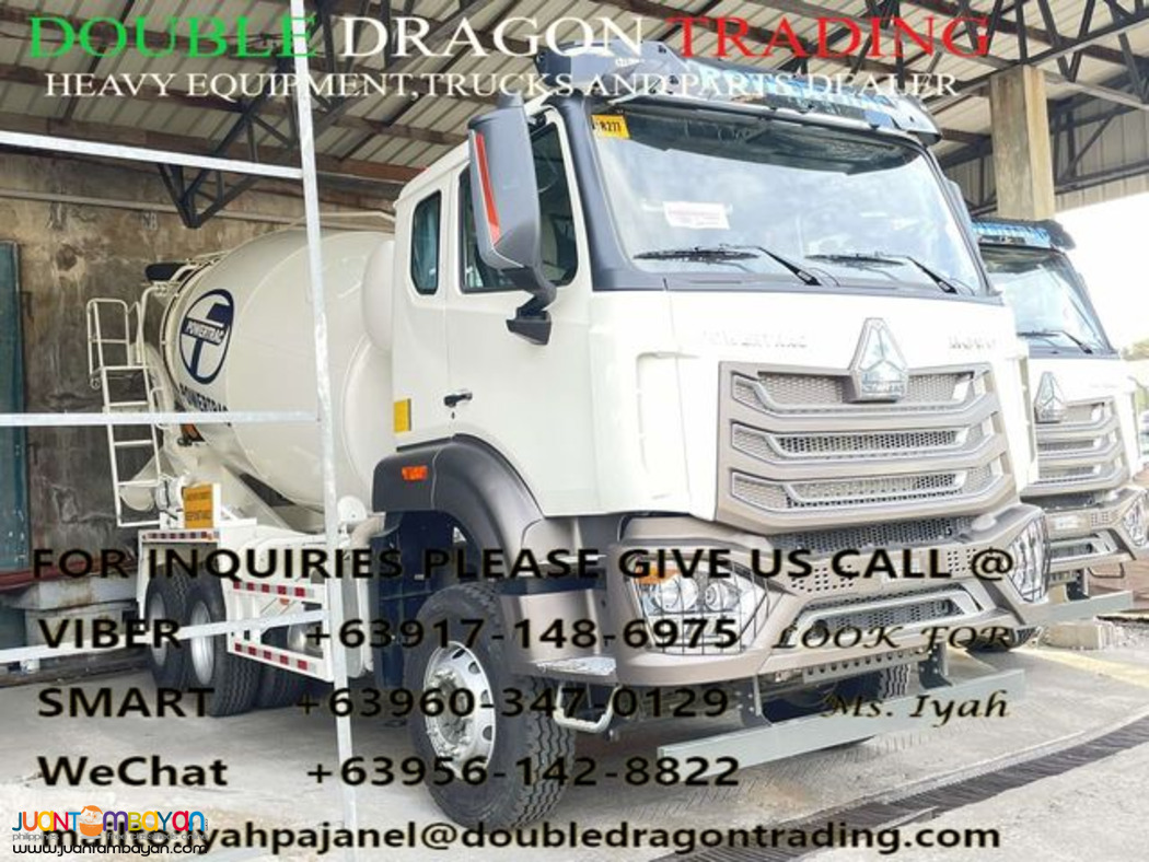SINOTRUK HOWO NX 10-WHEELER TRANSIT MIXER 371HP 10CUBIC EURO 2