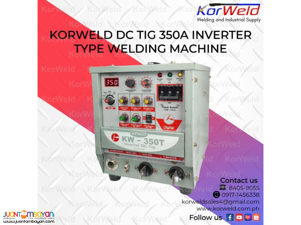 Korweld TIG 350A DC Inverter Type Welding Machine