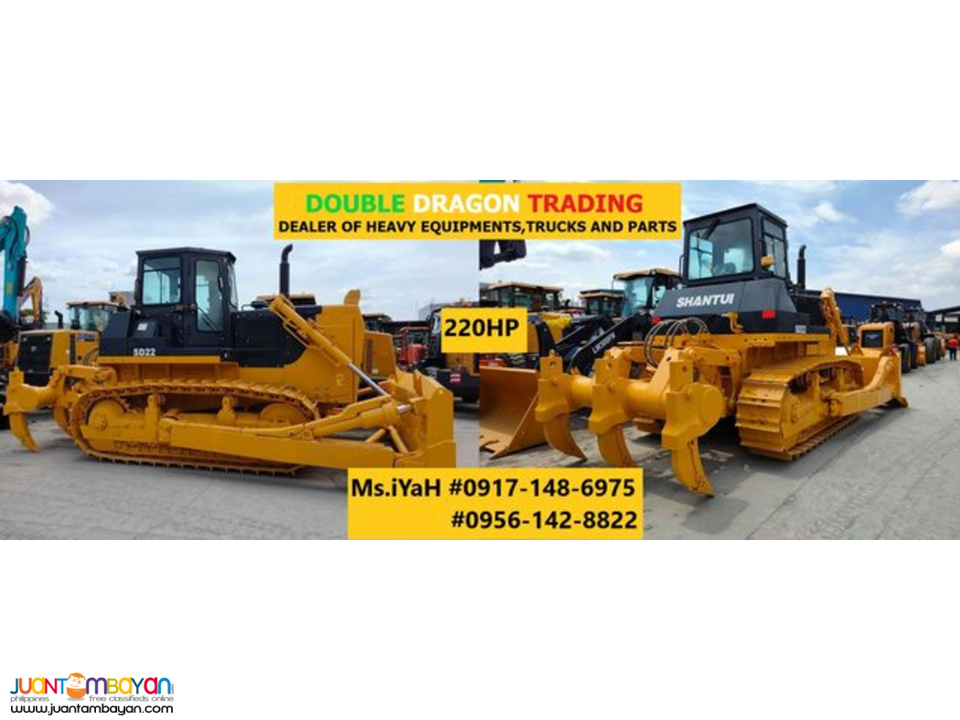 SHANTUI SD22 BULLDOZER CUMMINS ENGINE 220HP with rear ripper
