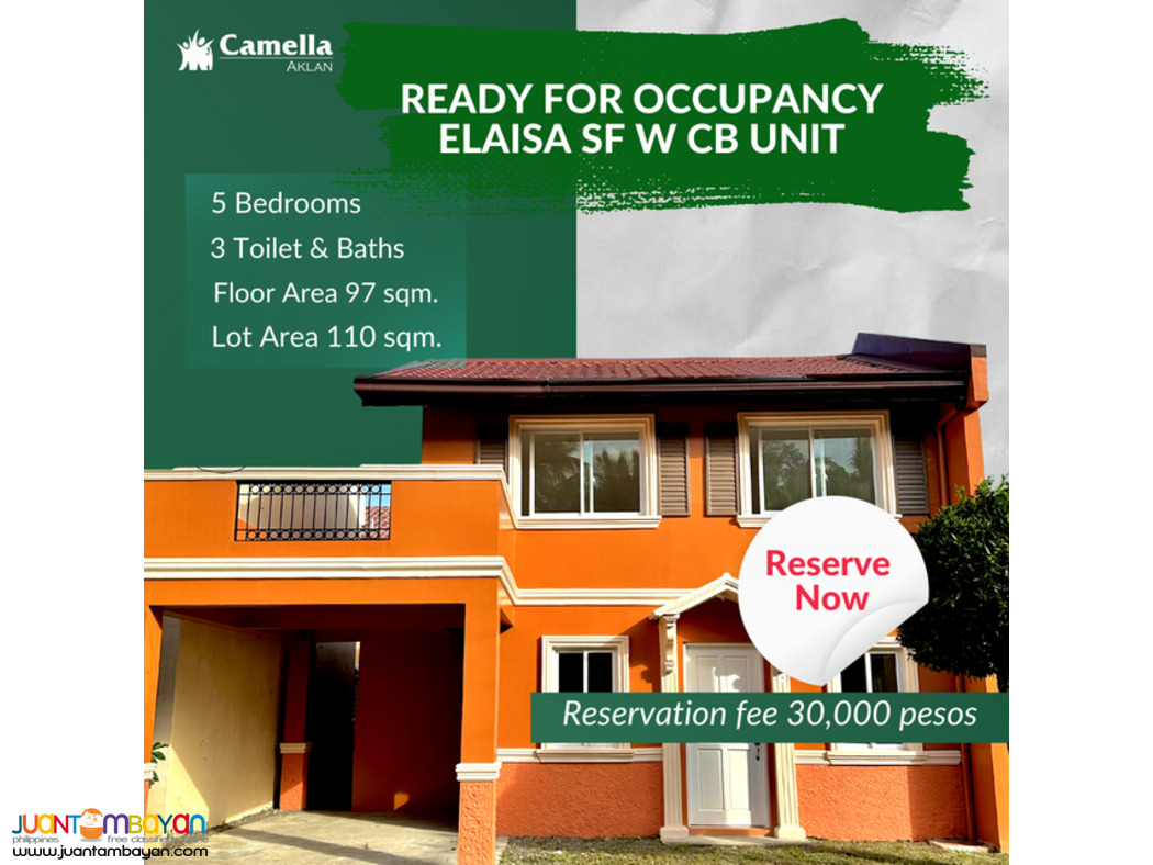 House & Lot for sale elaisa SF W CB Unit in Numancia Aklan