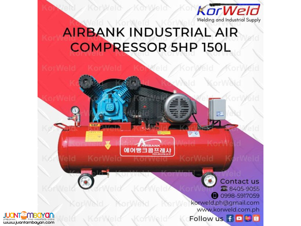 Airbank Industrial Air Compressor 5HP 150L