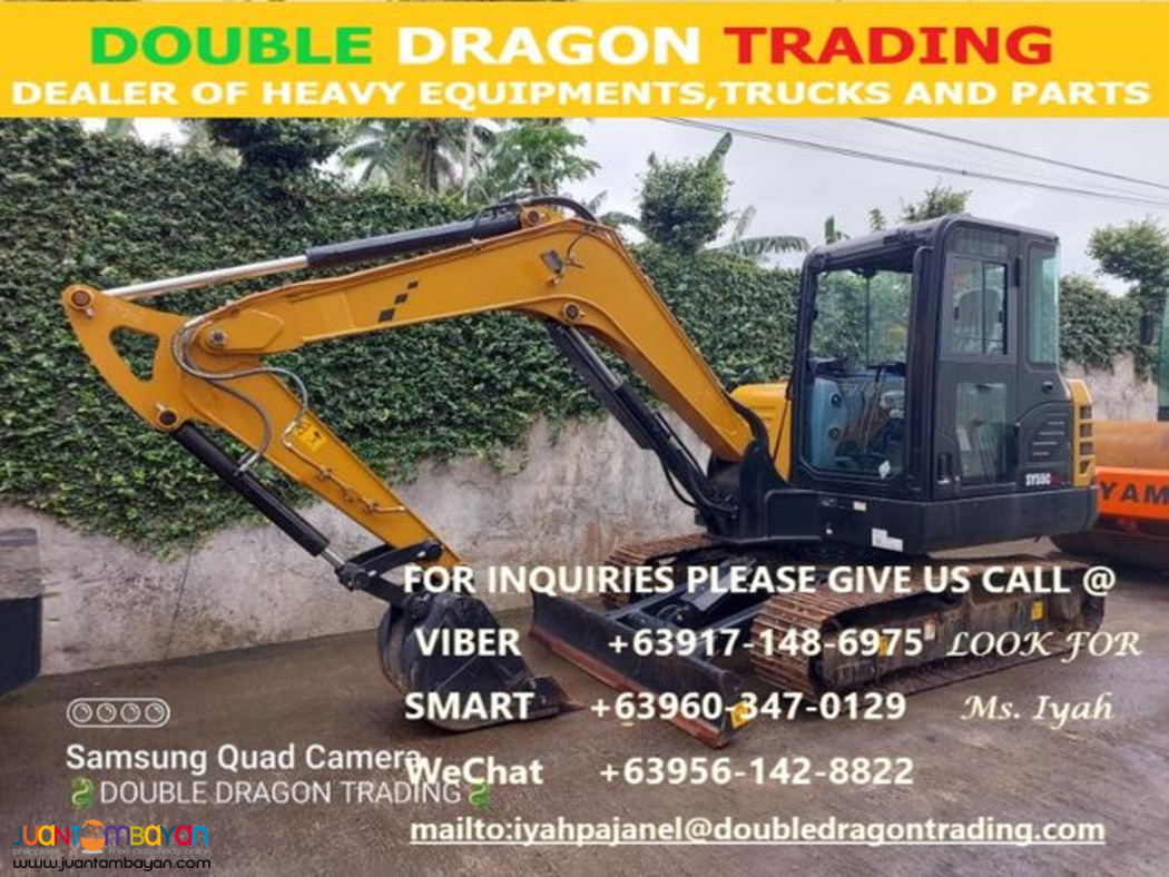 SANY SY55 PRO HYDRAULIC EXCAVATOR 0.23CBM,ISUZU ENGINE
