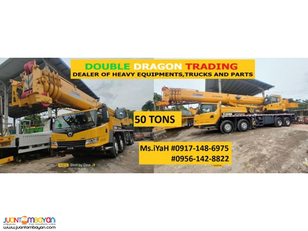 XCMG QY50KD TRUCK MOUNTED CRANE 50 TONS,4 SECTIONS