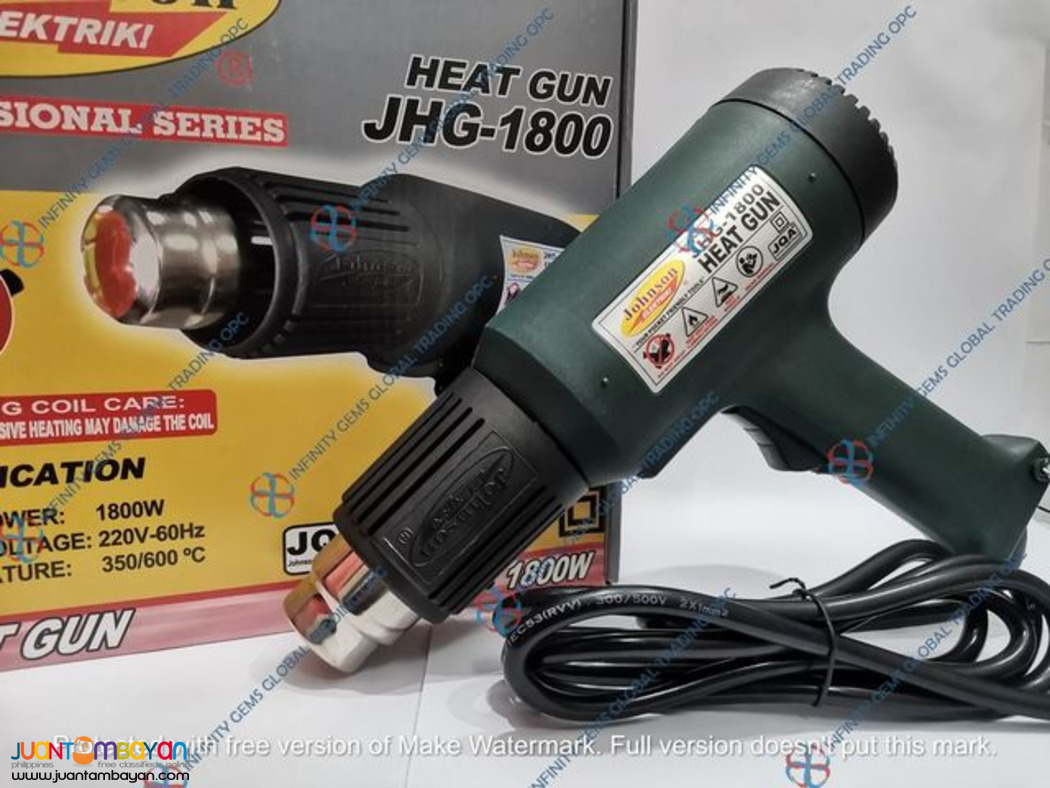 jOHNSON ELEKTRIK HEAT GUN JHG-1800