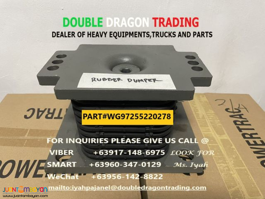 RUBBER DUMPER FOR HOWO 10W TRUCKS
