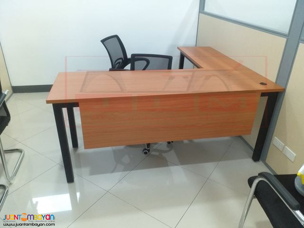 L-shaped Executive table