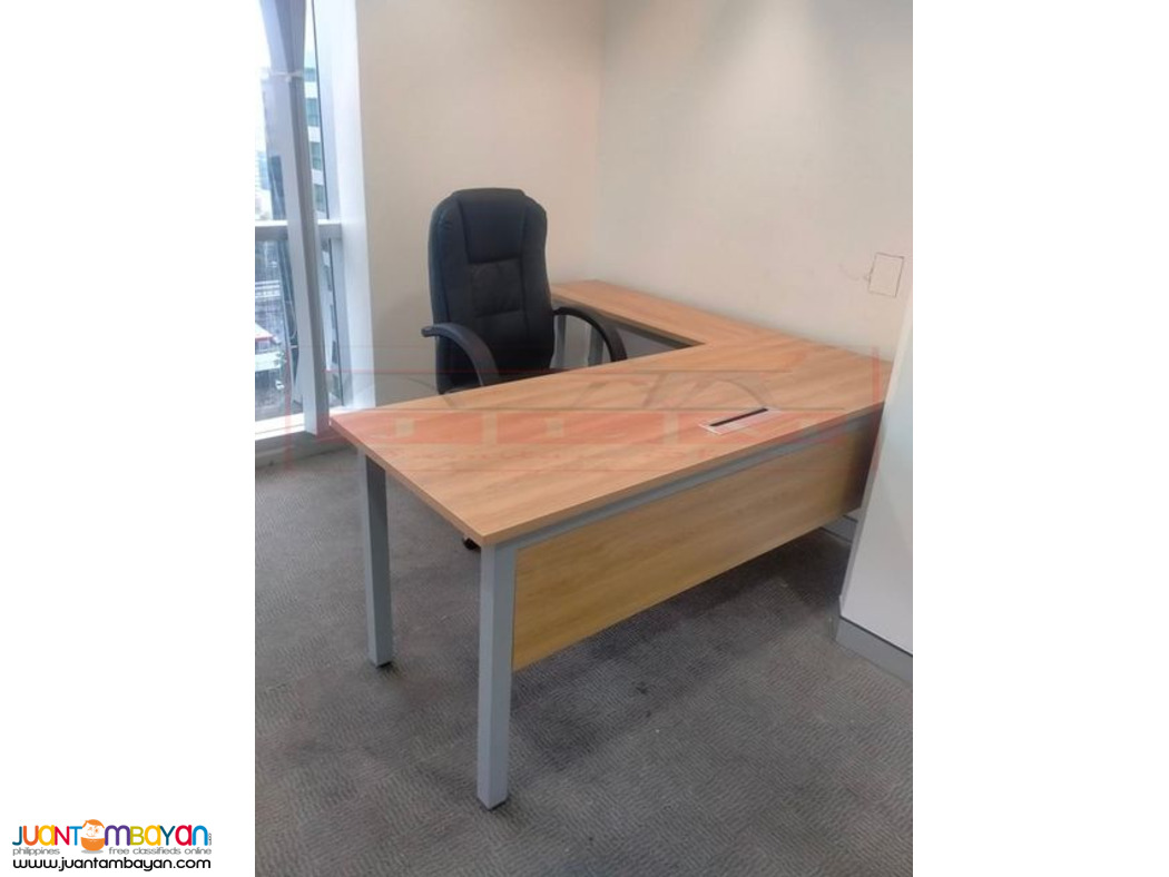 L-shaped Executive table