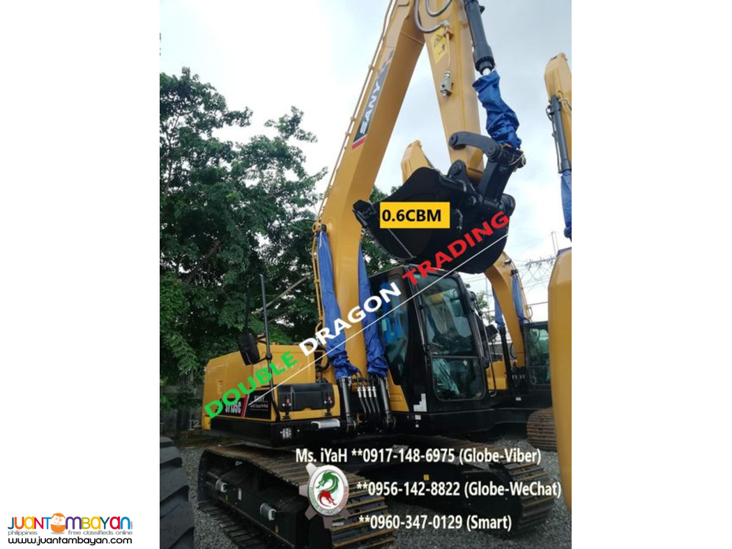 SANY SY135C EXCAVATOR CRAWLER TYPE 0.6CBM,ISUZU ENGINE