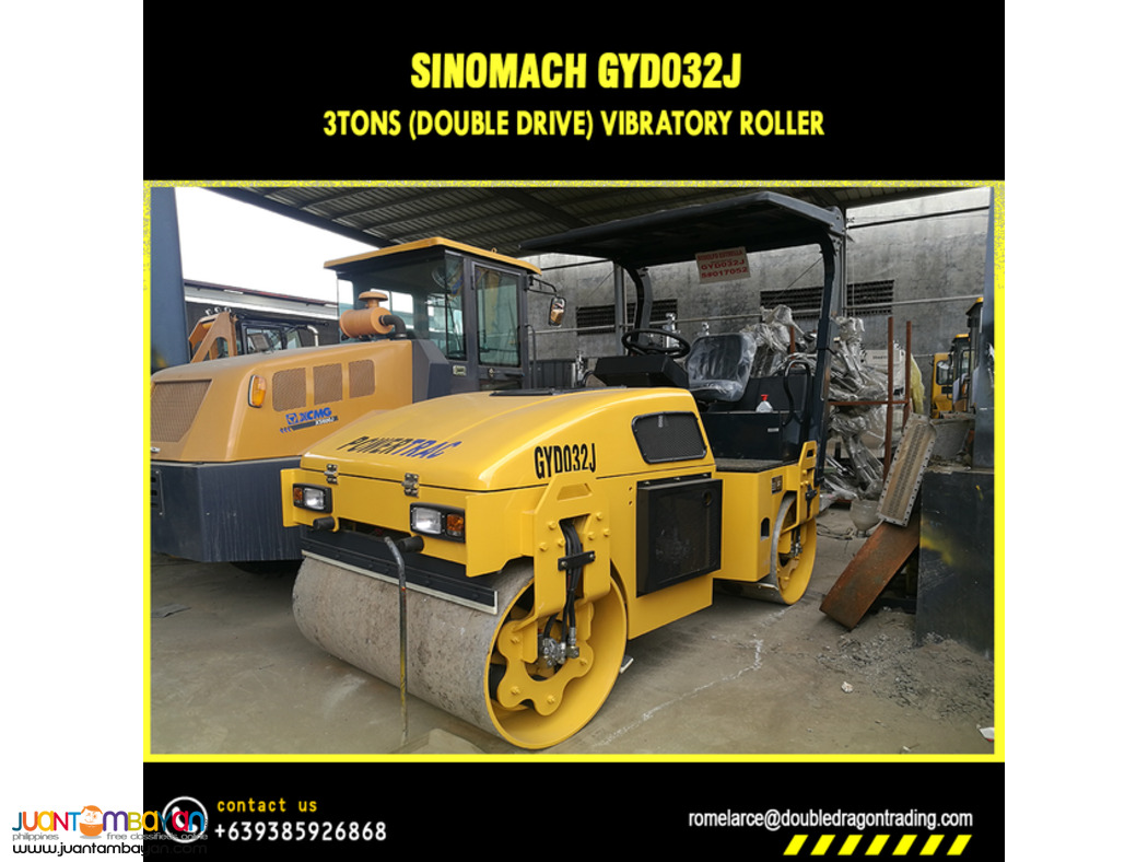 SINOMACH gYDO32J double drum vibro roller