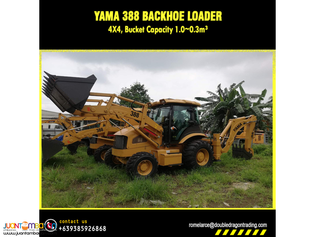 YAMA 388 Backhoe loader