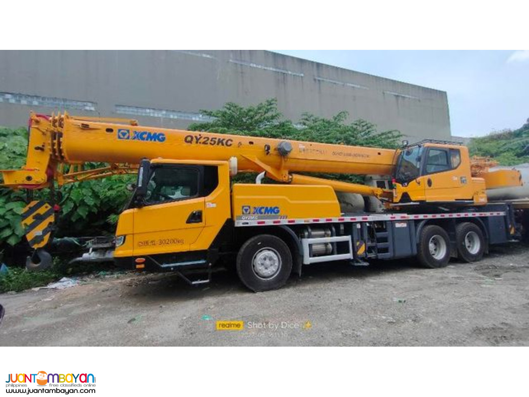 BRAND NEW XCMG HEAVY EQPT TRUCK MOUNTED CRANE QY25KC - 25T