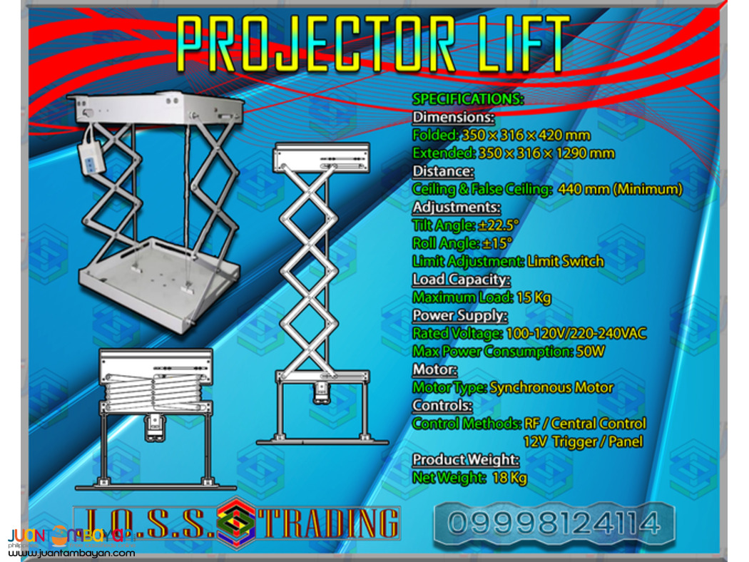 PROJECTOR LIFT | MOTORIZED PROJECTOR LIFTER