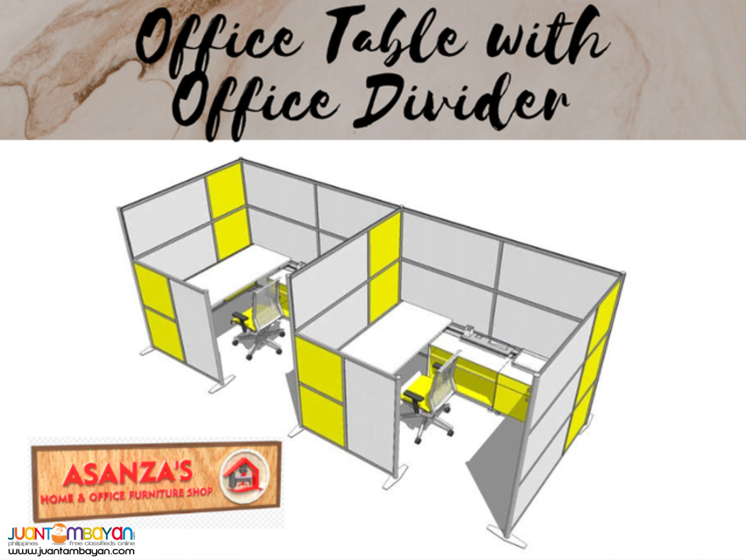Office Table with Office Divider