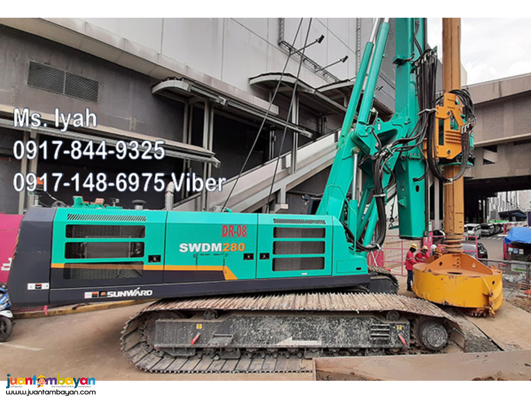 SUNWARD SWDM280 ROTARY DRILLING RIG MAX DIA 2500 MM, MAX DEPTH: 86M