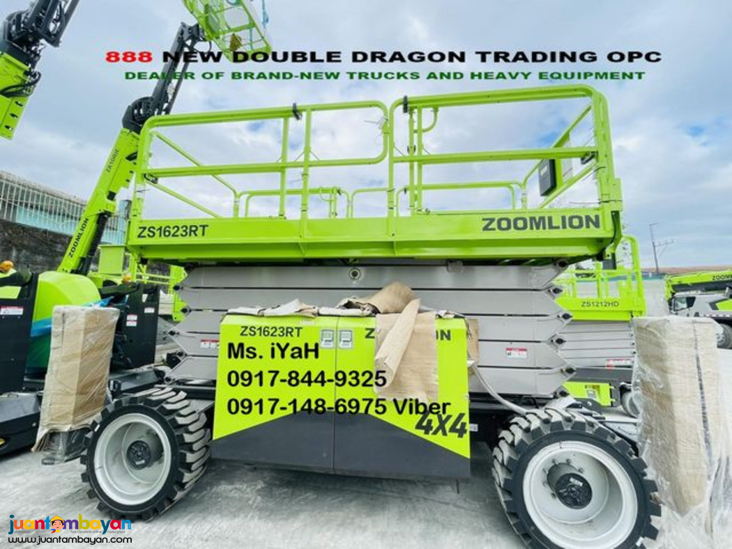 ZOOMLION ZS1623RT SCISSOR MANLIFT 4X4 18 METERS