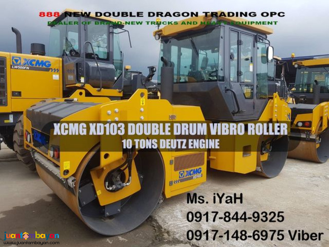 [Xcmg Xd103 Vibratory roller 10T, Hydrostatic, All-wheel Drive]