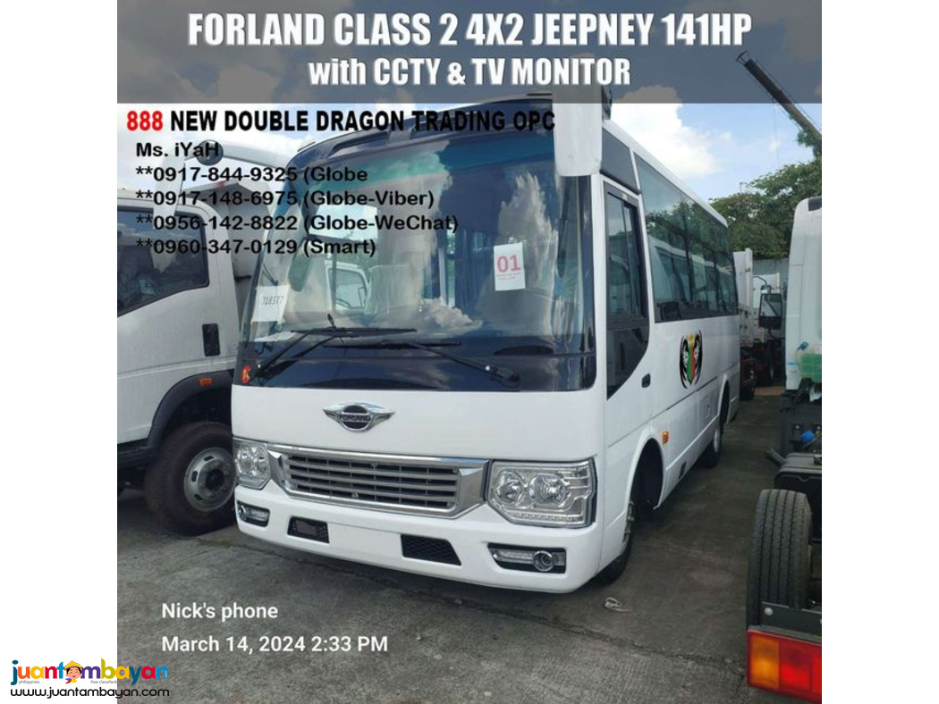 [Forland M6 PUV jeepney 6W 141hp E5 Class II]