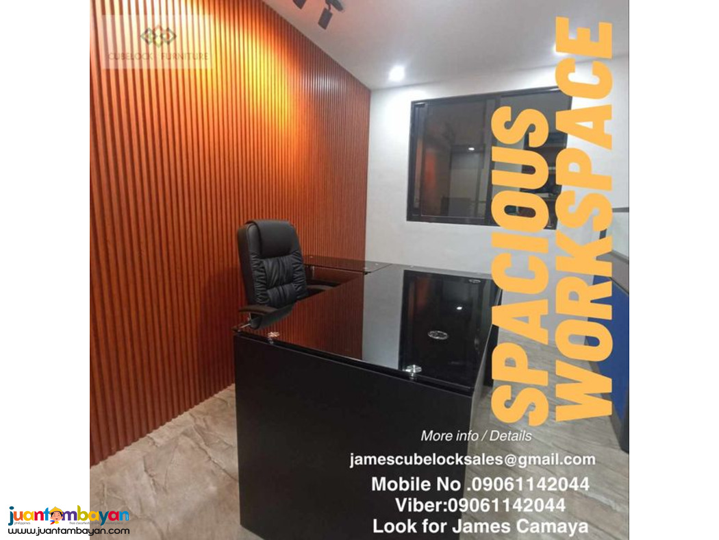 Office table For Managers Executive Table Glass Top