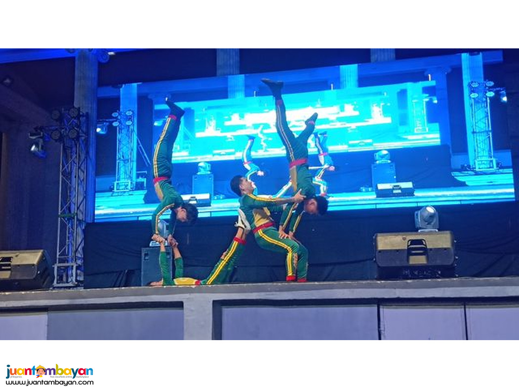 Christmas Party Entertainment, acrobatics show, stilt walker, juggler