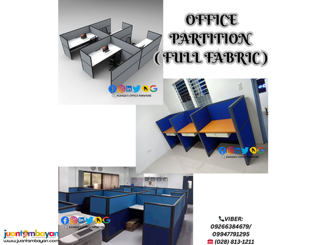 OFFICE PARTITION ( FULL FABRIC )