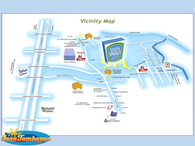 SOUTH SPRING Binan Laguna Subdivision Lots = 7,500/sqm - ₱900,000.00