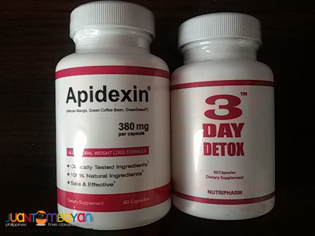 Apidexin weight loss pills + 3 day detox USA