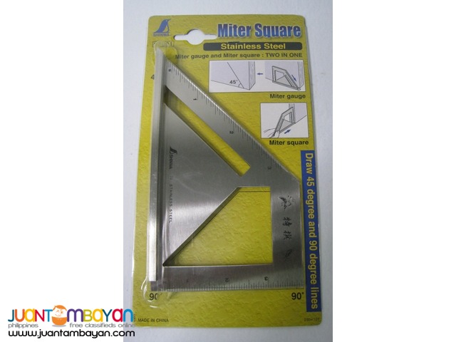 Shinwa Stainless Steel Miter Square